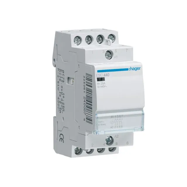Contactor Hager ESC440 40 A 50 Hz 230 V IP20 - VOLTA.MD