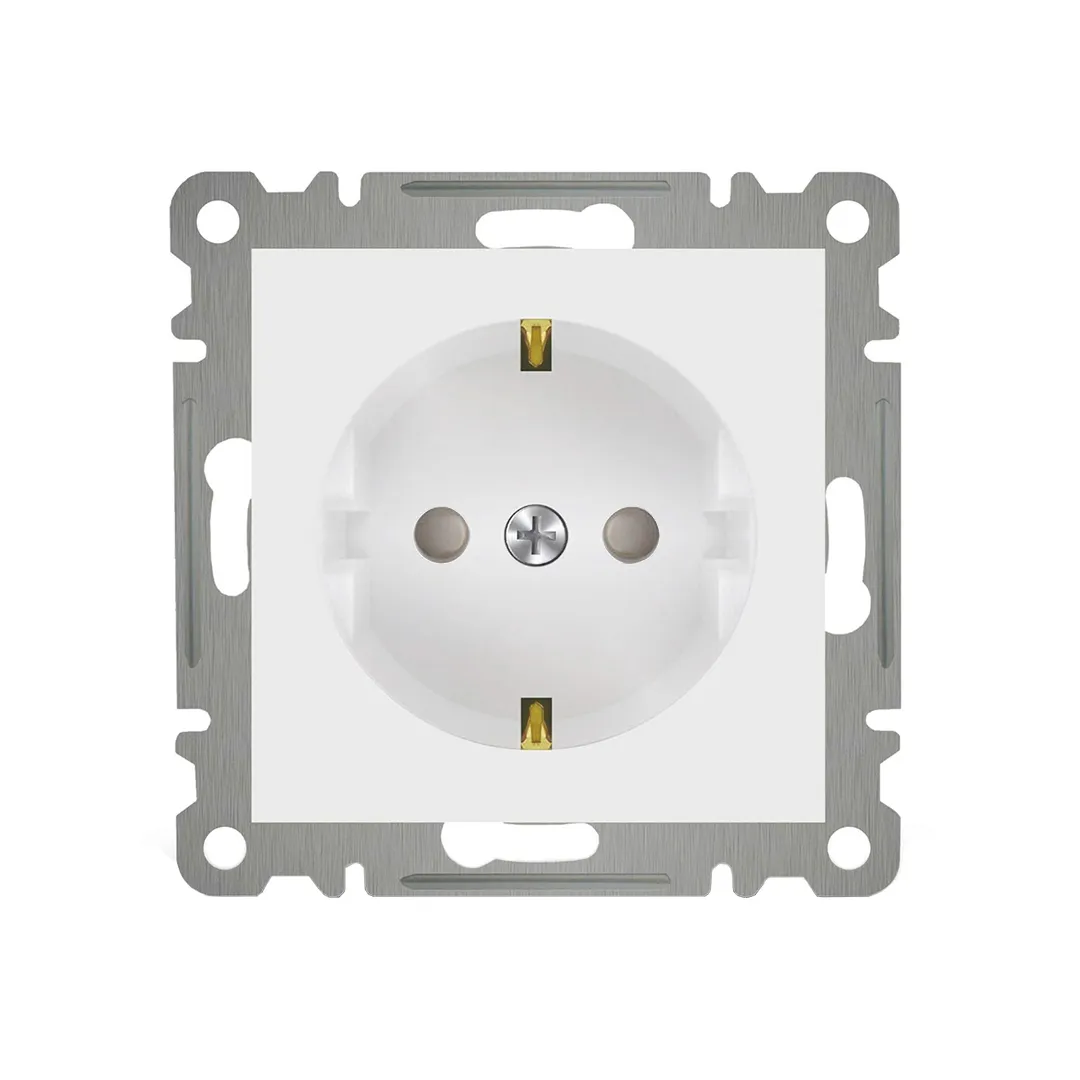 Розетка с защитой Karea 16 A 220 - 240 В Белый Makel - VOLTA.MD