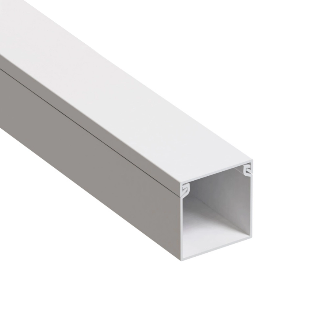 Canal pentru cablu MTK PT 2000 x 40 x 40 mm PVC alb - VOLTA.MD