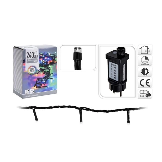 Luminițe de craciun Christmas Fir 18 m 220 V IP44 LED - VOLTA.MD