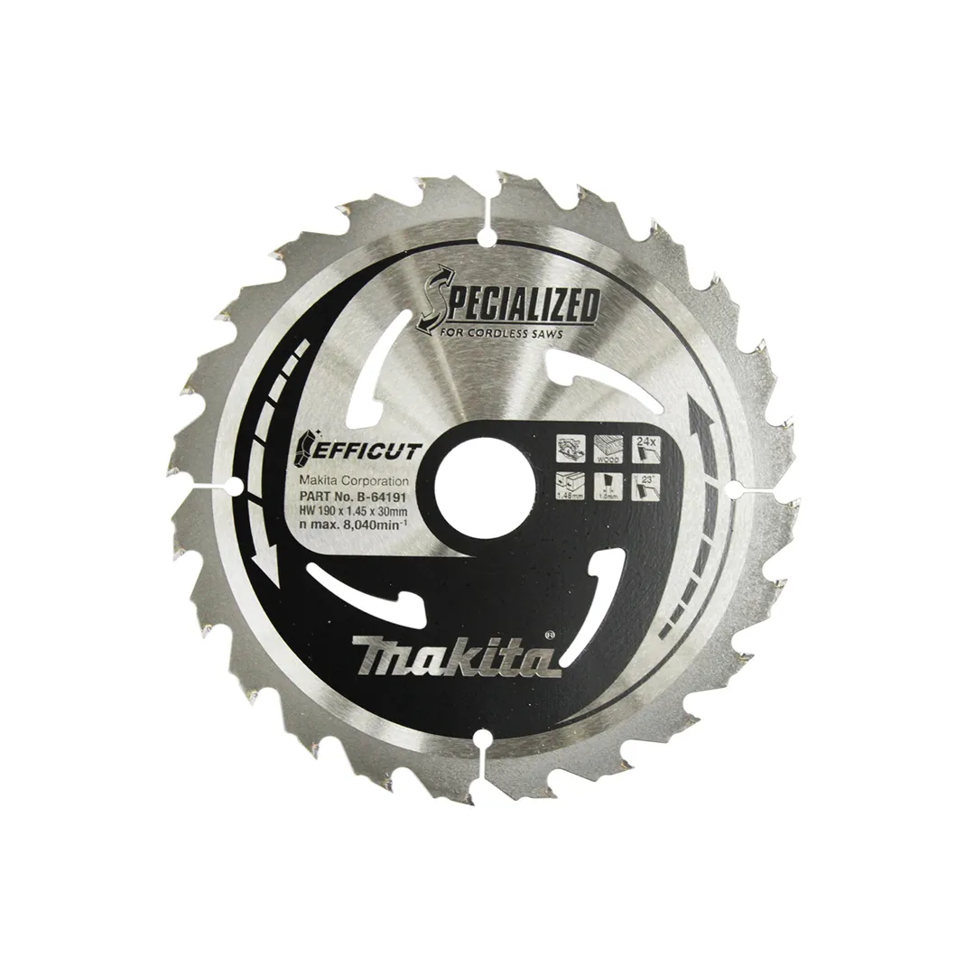 Disc de tăiat lemn EFFICUT 190 * 30 mm Makita - VOLTA.MD