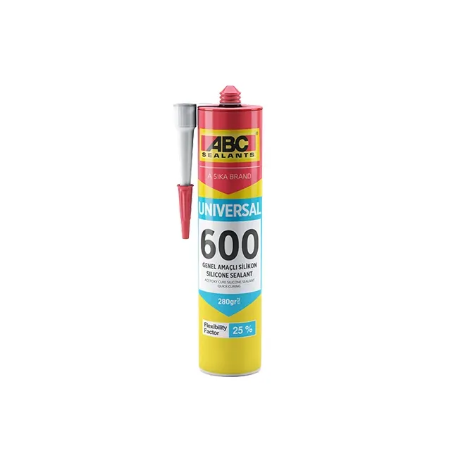 Silicon sanitar ABC Sealants ABC 600 280 ml transparent - VOLTA.MD