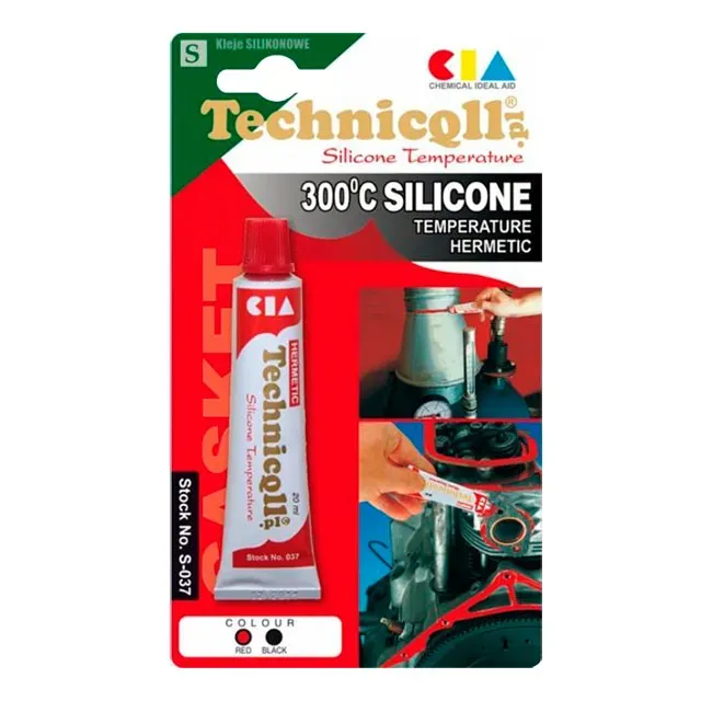 Silicon termorezistent Technicqll S-907 20 ml negru 20 g - VOLTA.MD
