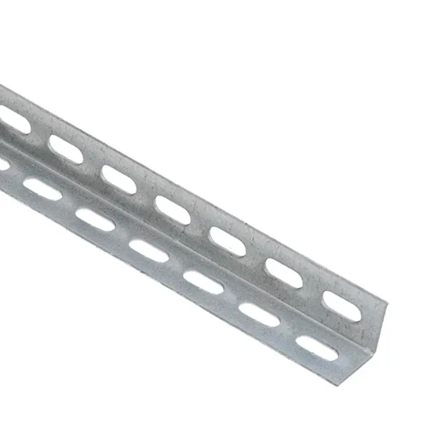 Profil IEK L 30 x 30 x 2500 x 2 mm perforat zinc metal - VOLTA.MD