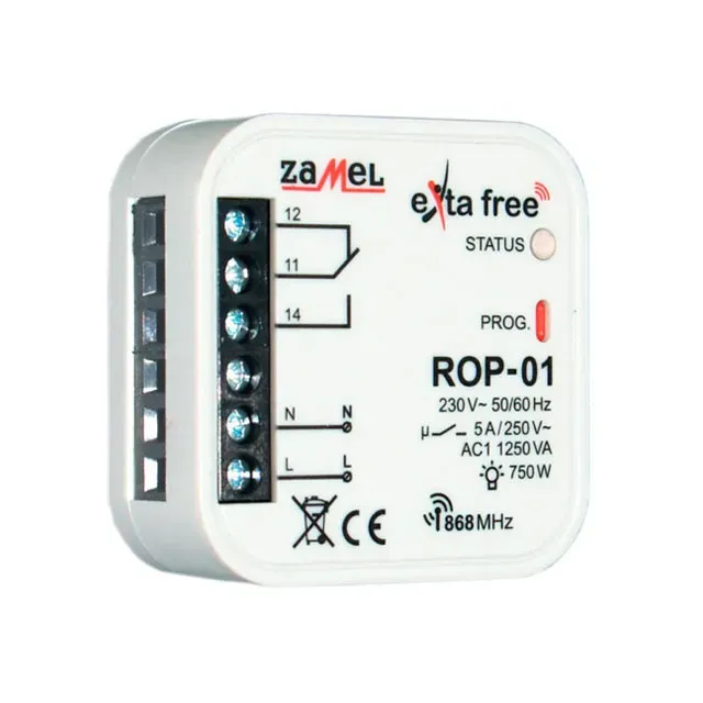 Releu radio Zamel ROP-01 5 A 230 V IP20 - VOLTA.MD