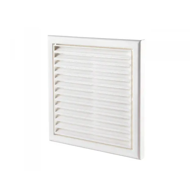Grilaj de ventilare cu sită Vents MB-101 plastic alb - VOLTA.MD